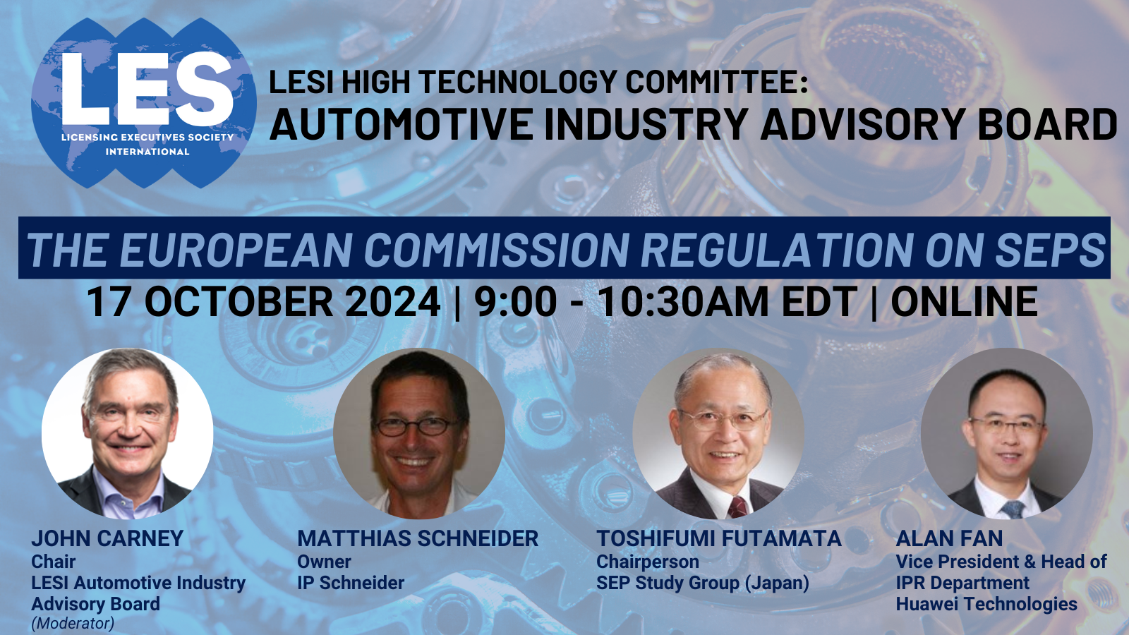 LESI High Tech Committee “The European Commission Regulation on SEPs ...